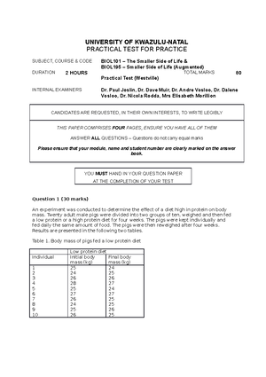 Practical Report Format - PRACTICAL REPORTS This guide is presented as ...