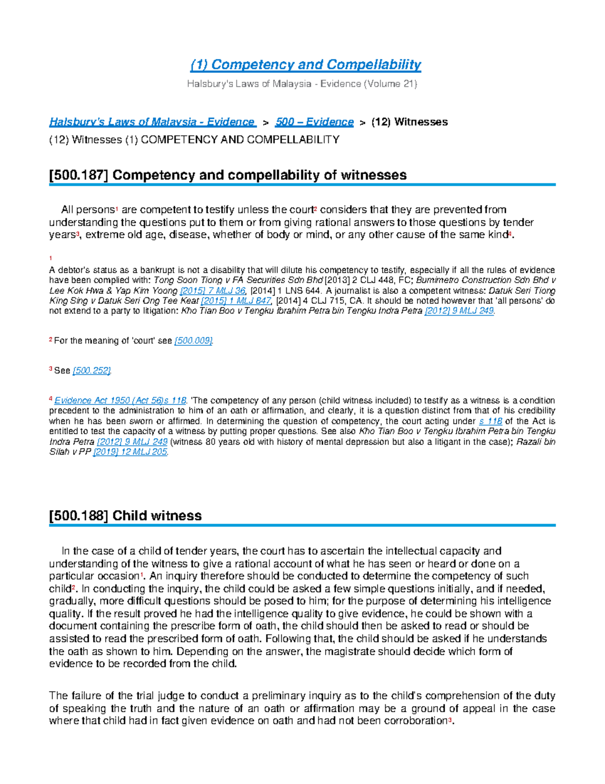 (1) Competency and Compellability - 1 A debtor’s status as a bankrupt ...