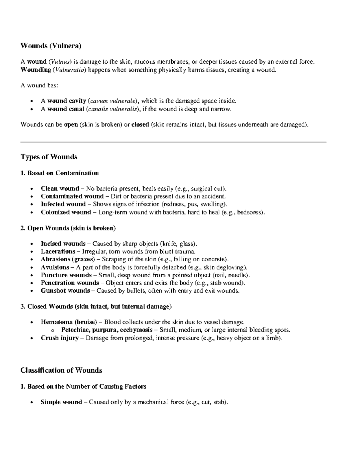 Wounds and Their Management: A Comprehensive Guide (GEN SURG) - Studocu