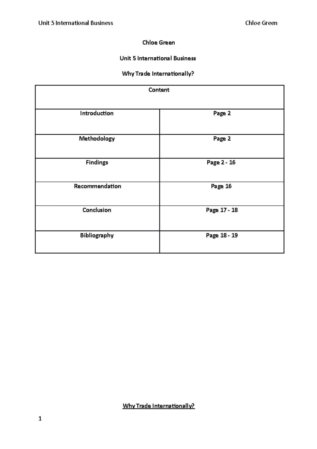 Unit 5 Assignment 3 - distinction criteria - Unit 5: International Business - Assignment 3 - Studocu