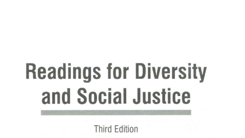 Readings for Diversity and Social Justice (3rd Ed.) - Conceptual ...