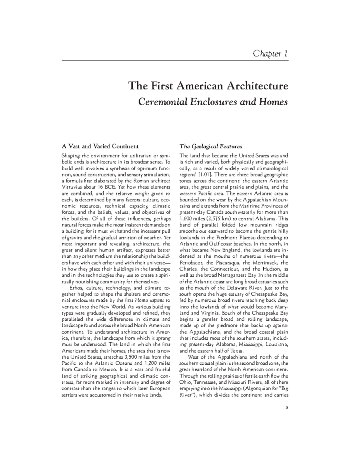 Chapter 1: The First American Architecture - Ceremonial Enclosures ...