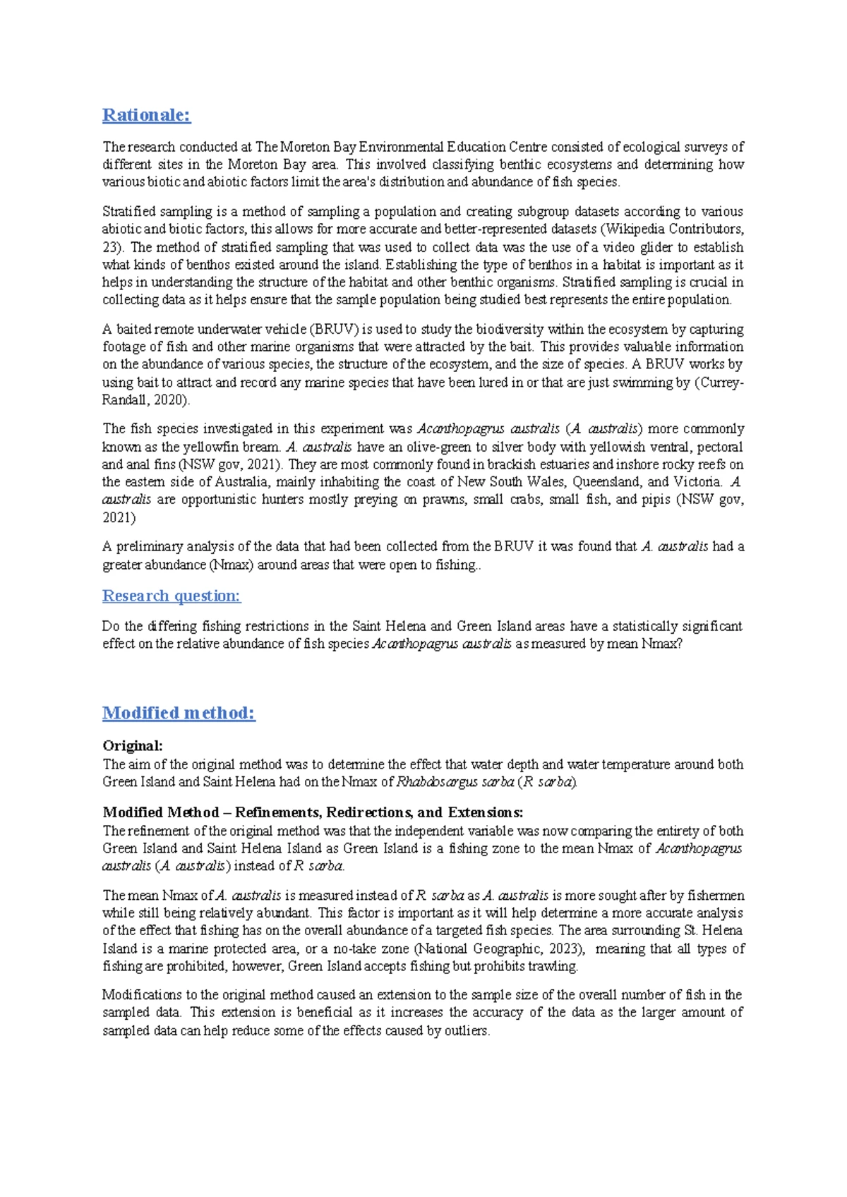 IA2 BIOLOGY 19/20 - UNIT 3: Biodiversity and the Interconnections of ...