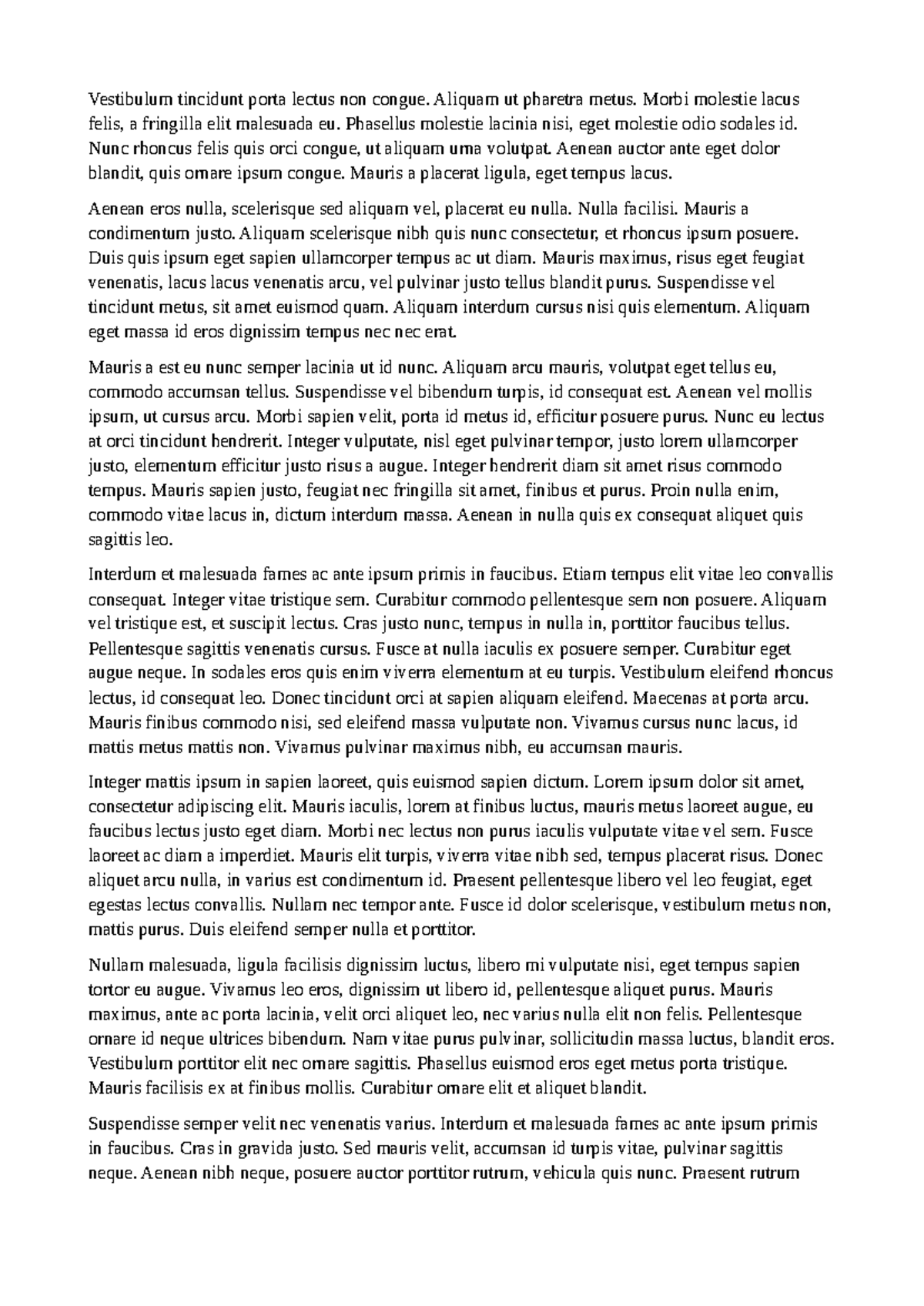 Vestibulum Tincidunt: Latin Study Notes for Course LTN101 - Studocu