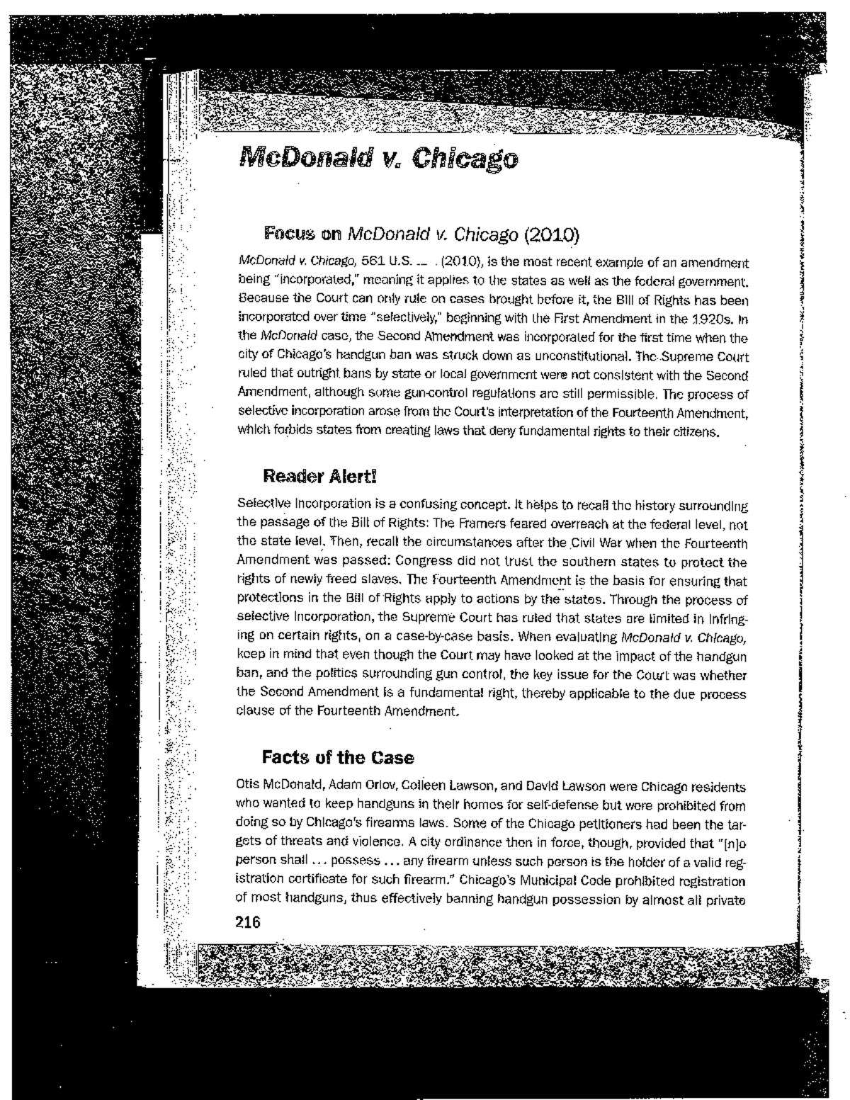 McDonald v. Chicago: Supreme Court's Incorporation of the 2nd Amendment ...