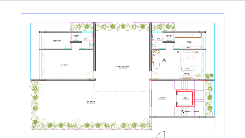 Conceptual Layout of Fourth Floor (Terrace) - NEWASKAR DESIGNS - Studocu
