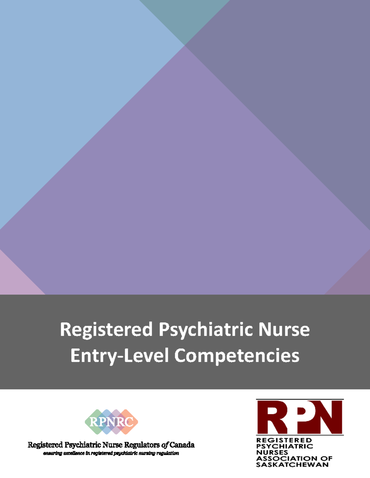 Rpnas Entry Level Competencies - Registered Psychiatric Nurse Entry ...