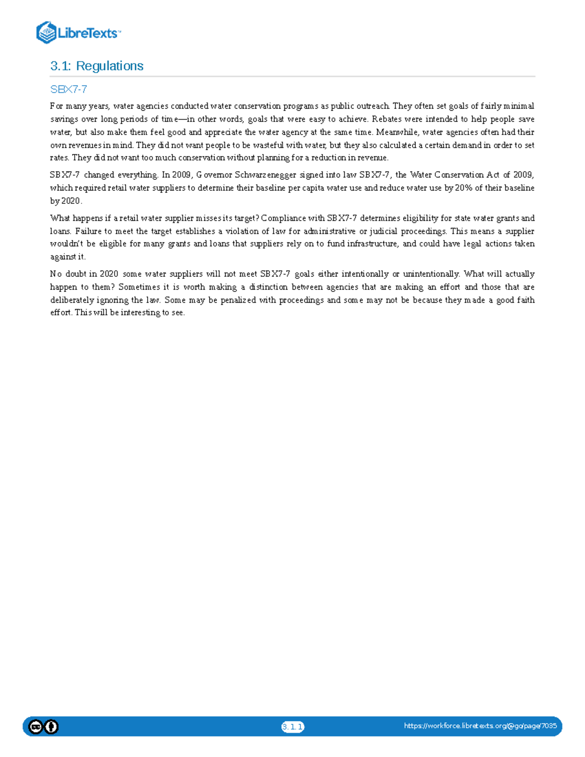 3.1: Water Conservation Regulations and Compliance Measures - Studocu