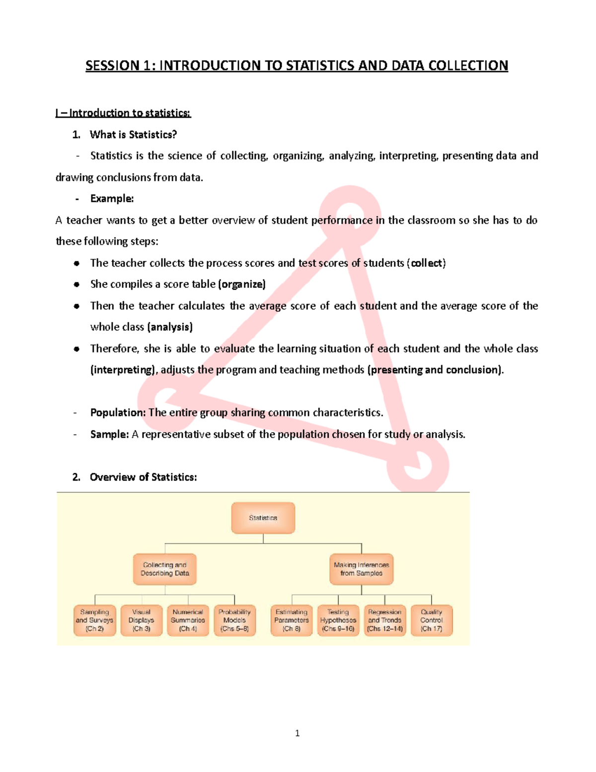 File tổng hợp kiến thức SB - SESSION 1: INTRODUCTION TO STATISTICS AND ...
