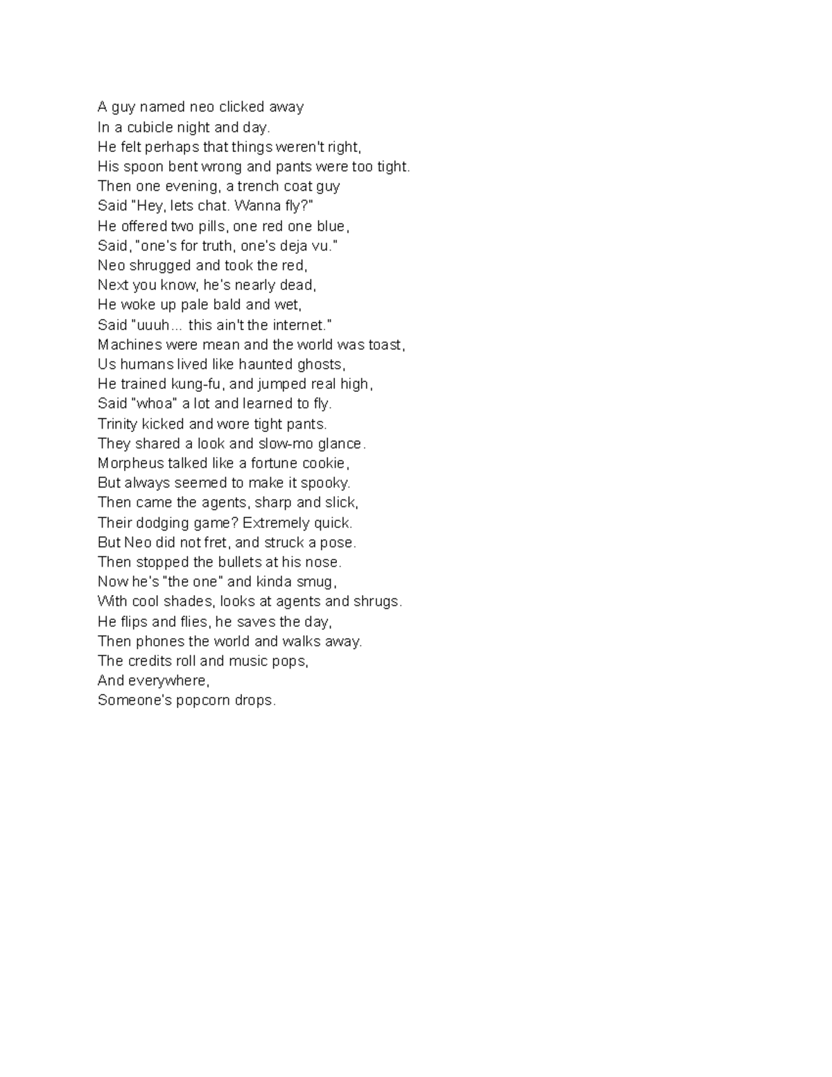 Eliah Stavtsev - Narrative Poem Analysis and Interpretation - Studocu