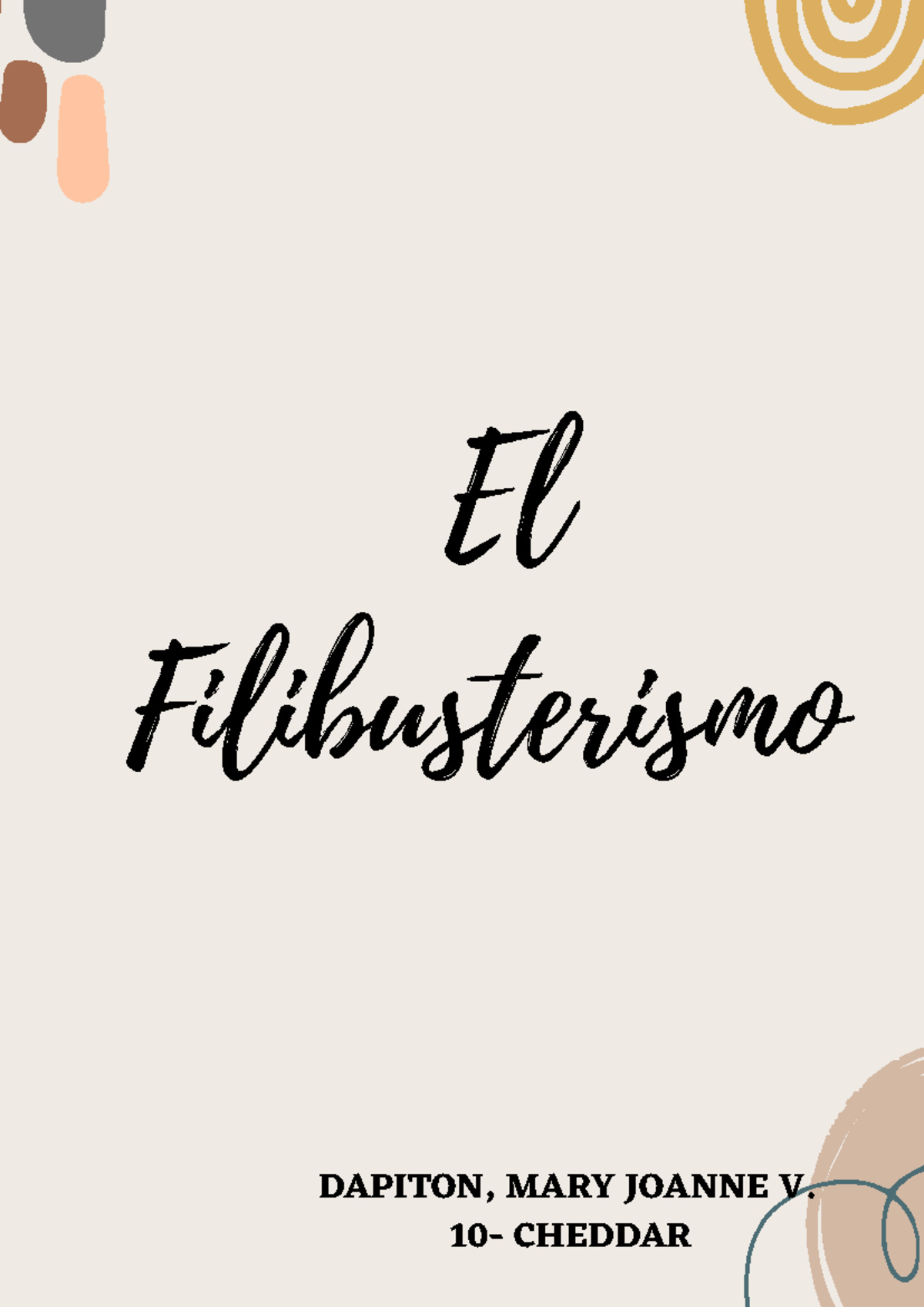 El Filibusterismo - Lesson Notes for Filipino 10-CHEDDAR - Studocu