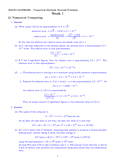 MATH2089 - UNSW Sydney - Numerical Methods and Statistics - Studocu