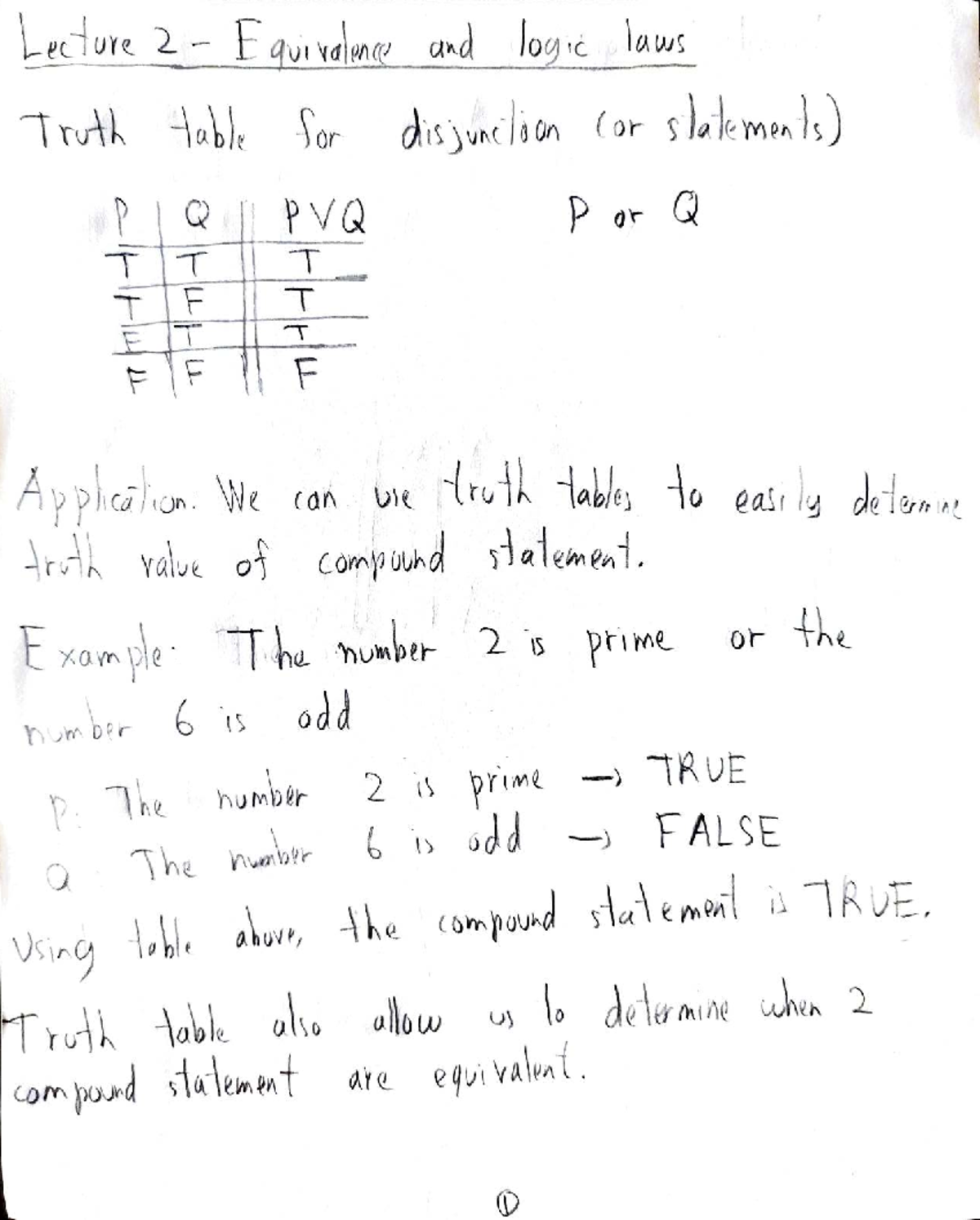 Lecture 2: Truth Tables and Logical Laws Explained - Studocu
