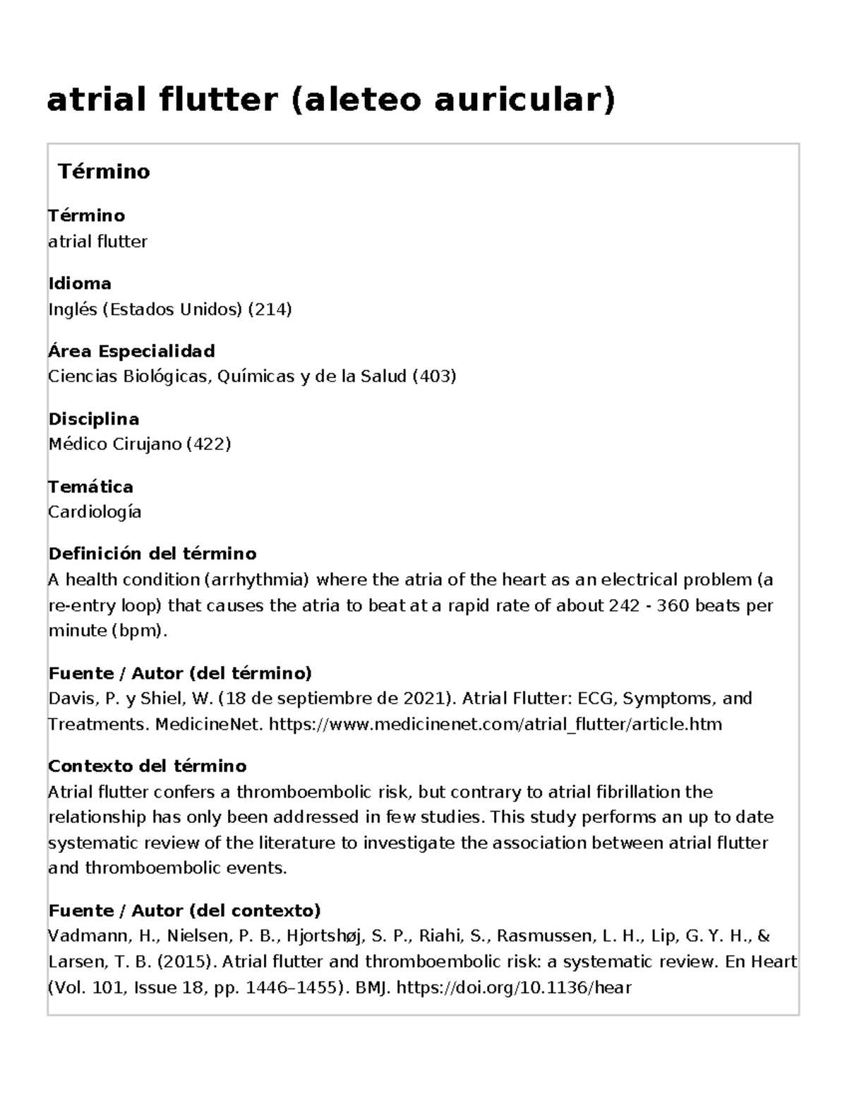Atrial flutter aleteo auricular - atrial flutter (aleteo auricular ...