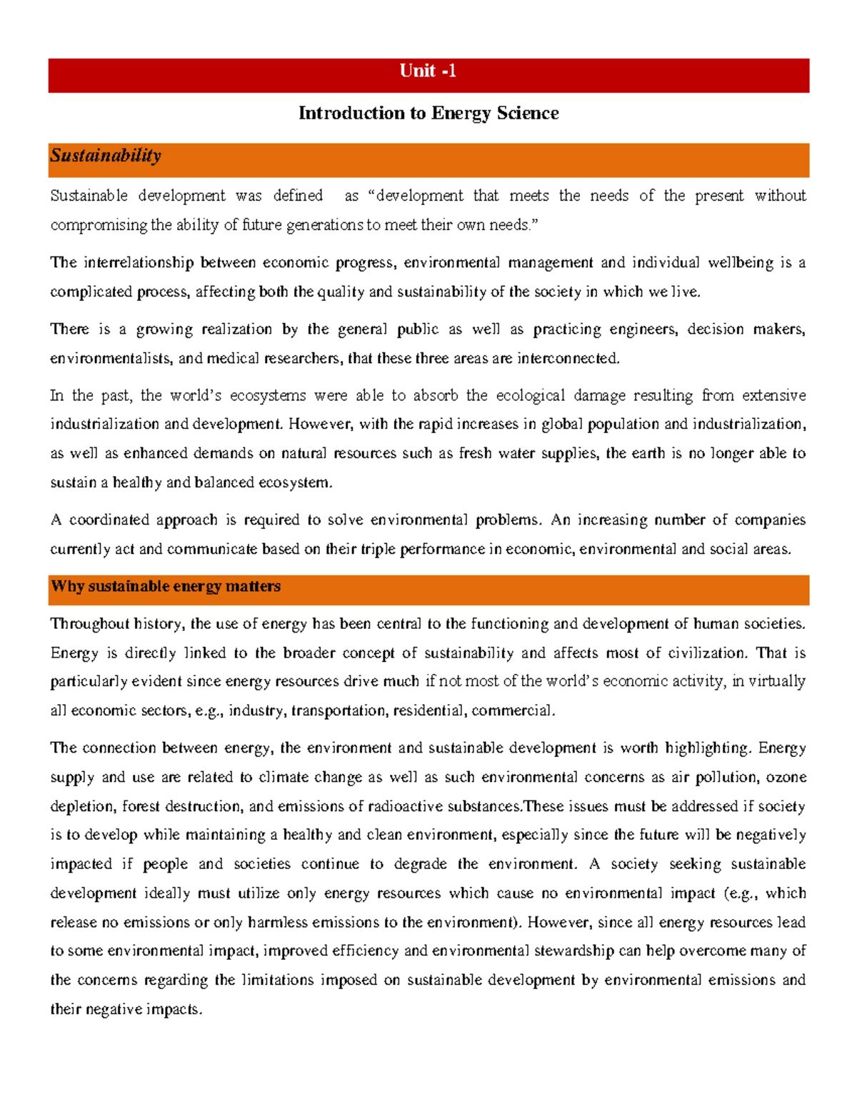 EES important questions - ES 301 f Page No 01 Date 01 what is Energy ...