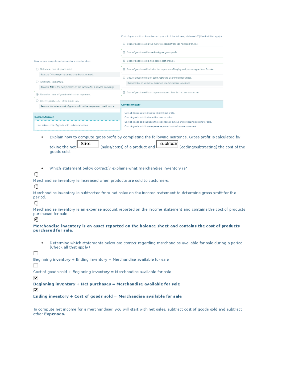 Chapter 4 and 5.docx - ACC291 Wk 2 - Practice: Ch. 6, Inventories and ...