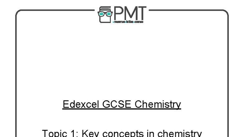 Edexcel GCSE Chemistry: Covalent Bonding Notes (PMT) - Studocu