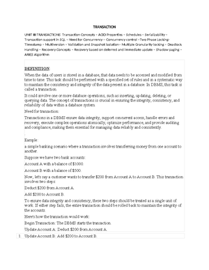 Unit-4 - DBMS - Unit: IV: Implementation Techniques Syllabus RAID-File Organization ...
