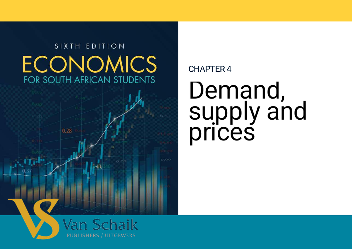 ECON 101 CHAPTER 4: Demand, Supply, and Prices Overview - Studocu
