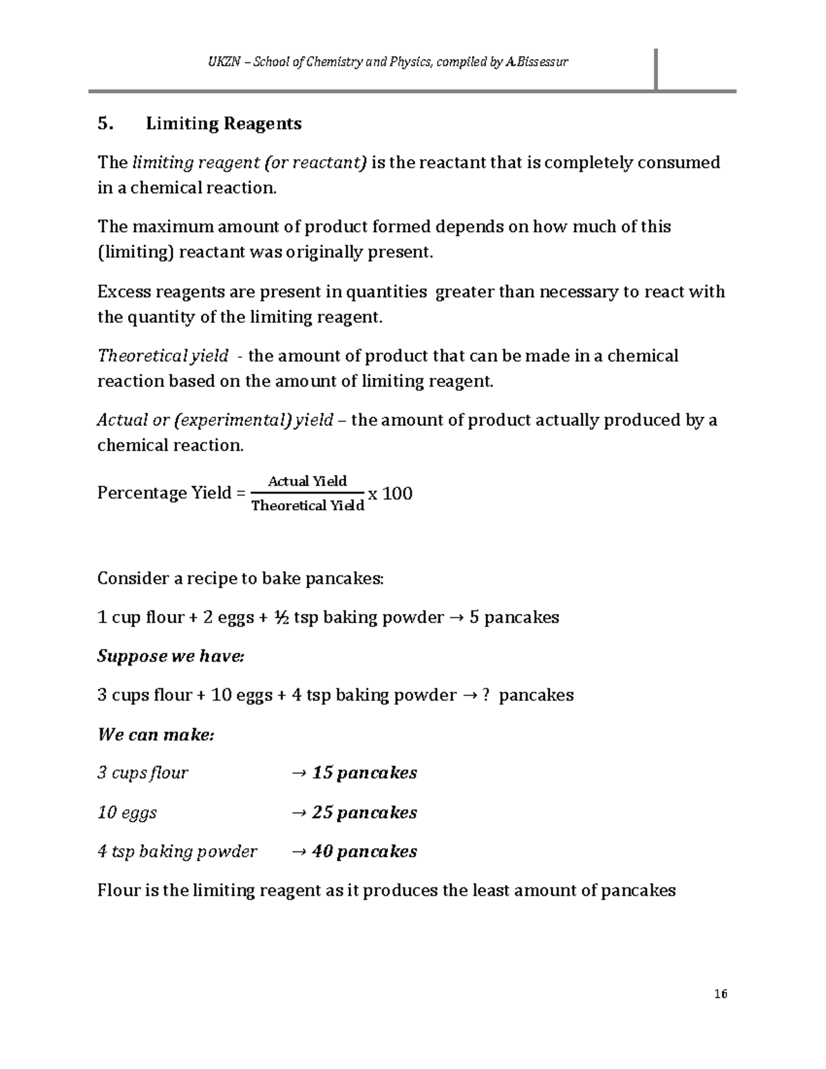 2. Chapt 3 - Limiting reagents and stoichiometry of combustion ...