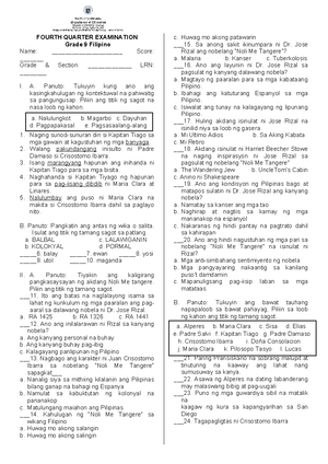 Filipino 9 4th Quarter Module 6 Elias - Department of Education ...