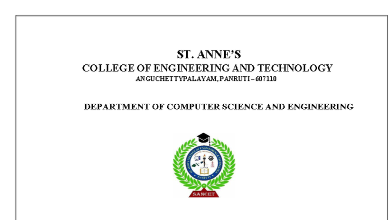 CCS356 Lab Manual: Oriented Software Engineering Experiments - Studocu