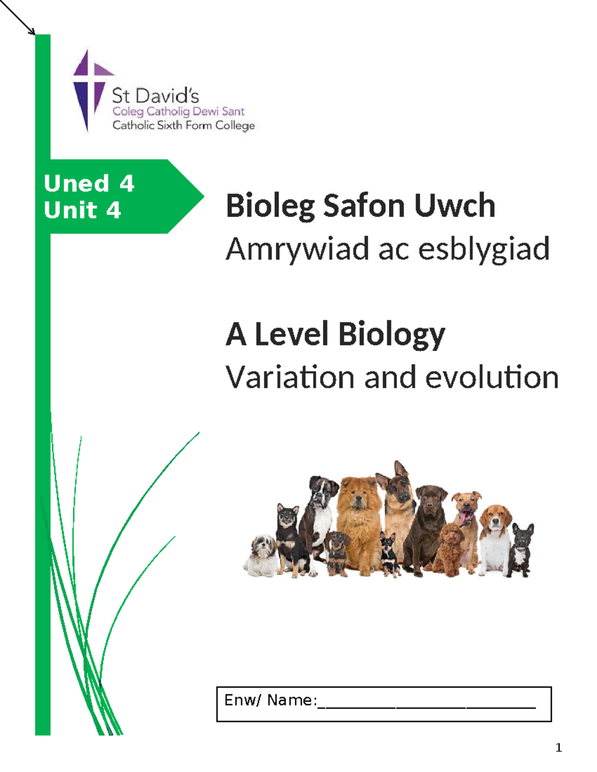 Unit 4: Variation and Evolution - A Level Biology Revision Notes (4.4 ...