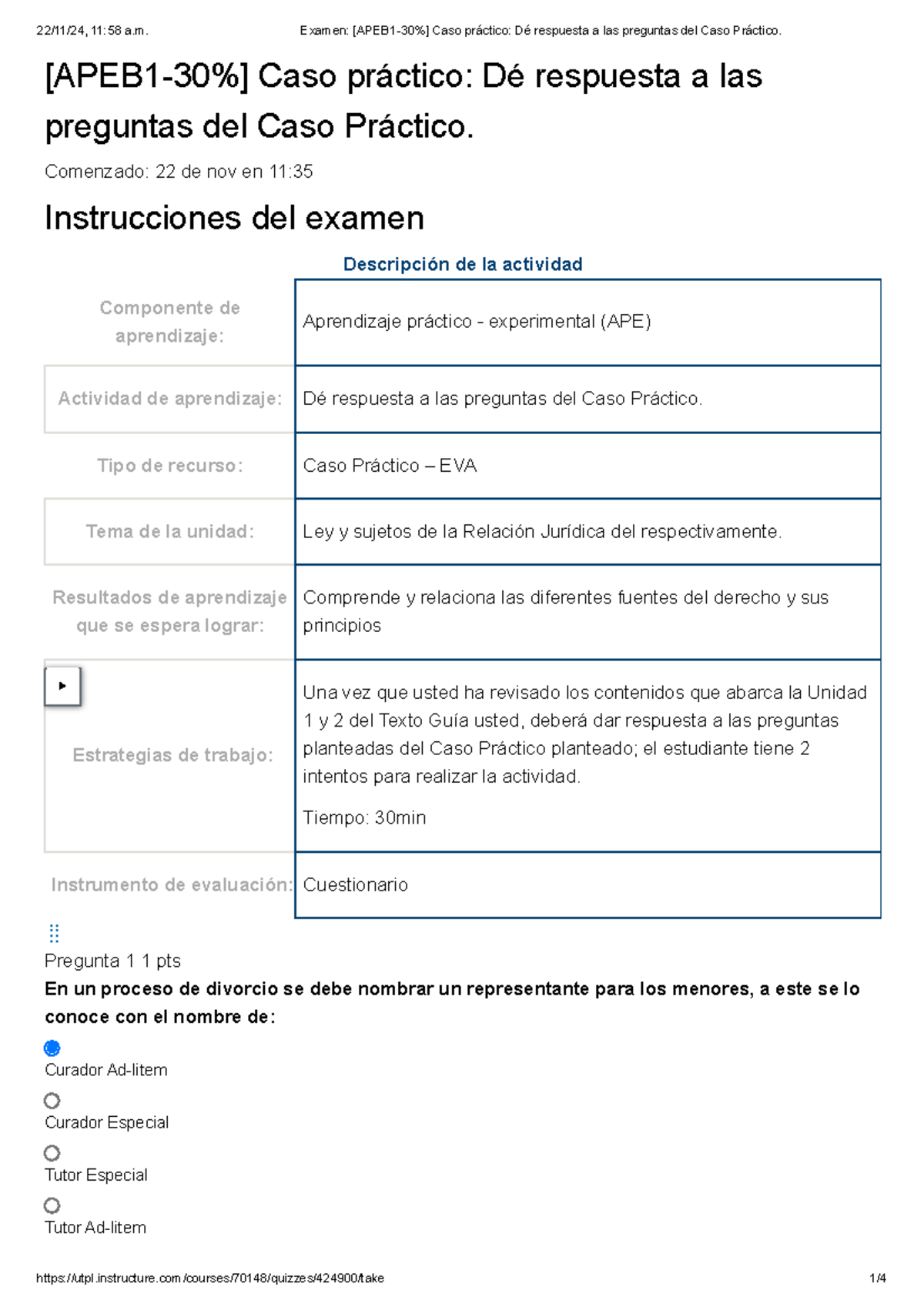 Caso Práctico APEB1-30%: Respuestas y Análisis de Leyes Personales - Studocu