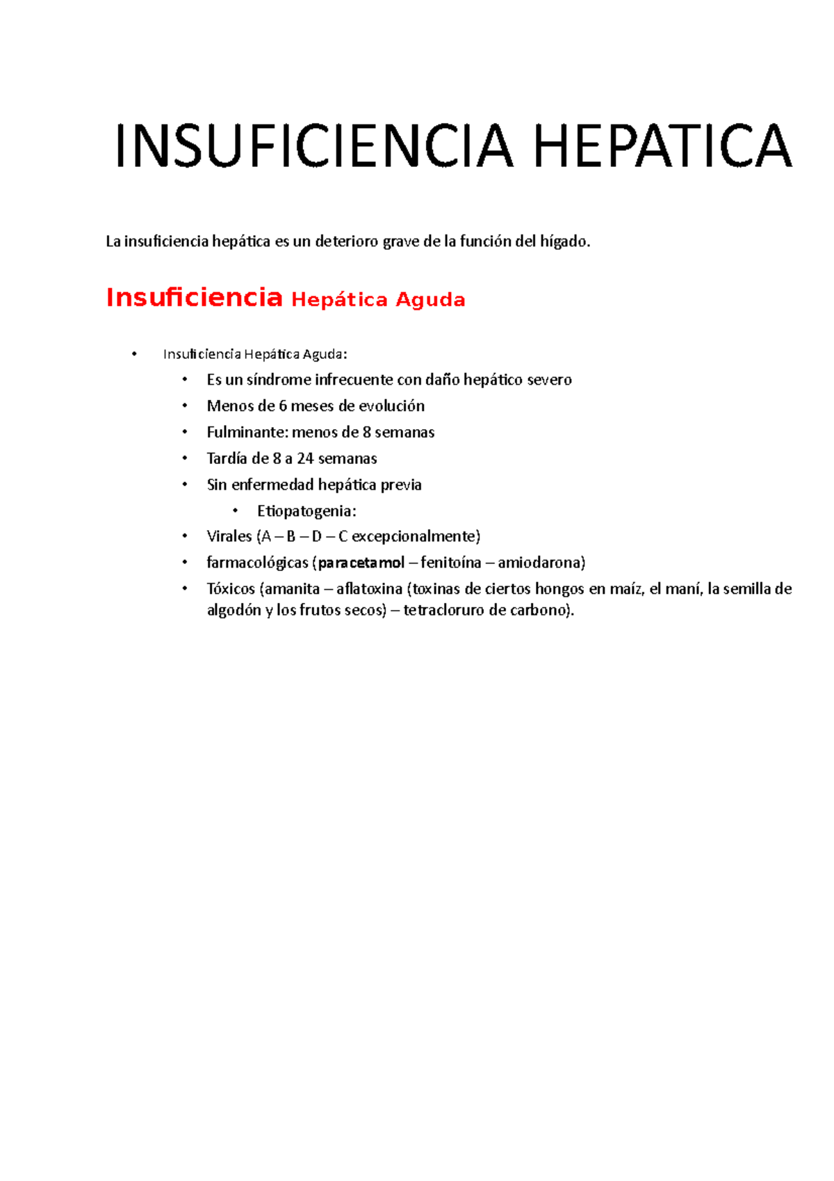 Resumen de Insuficiencia Hepática: Tipos, Diagnóstico y Tratamiento ...