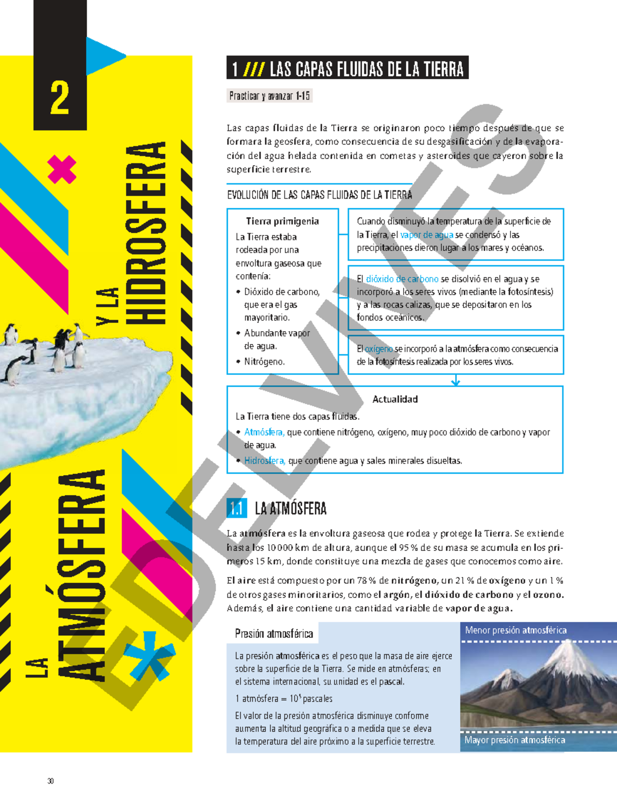 Capas Fluidas de la Tierra: Atmósfera y Hidrosfera (1 LAS CAPAS FLUIDAS ...