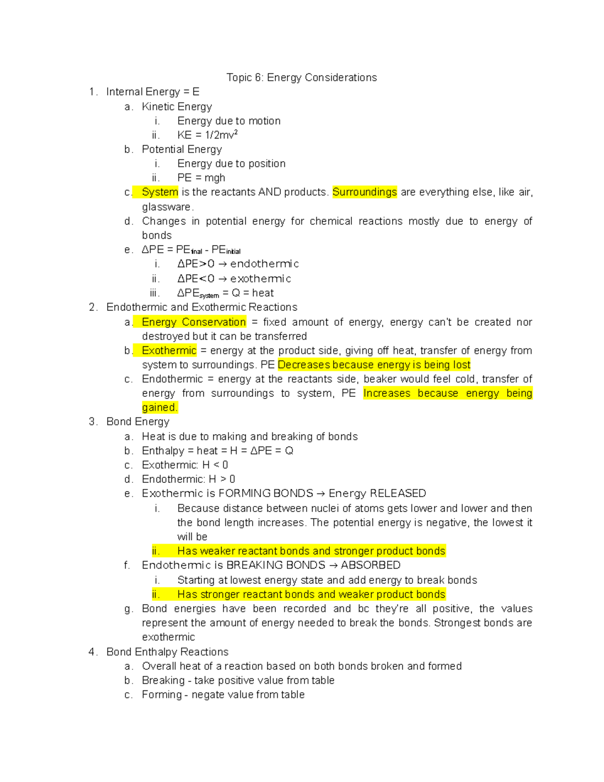 Topic 6 Energy Considerations - Topic 6: Energy Considerations Internal ...