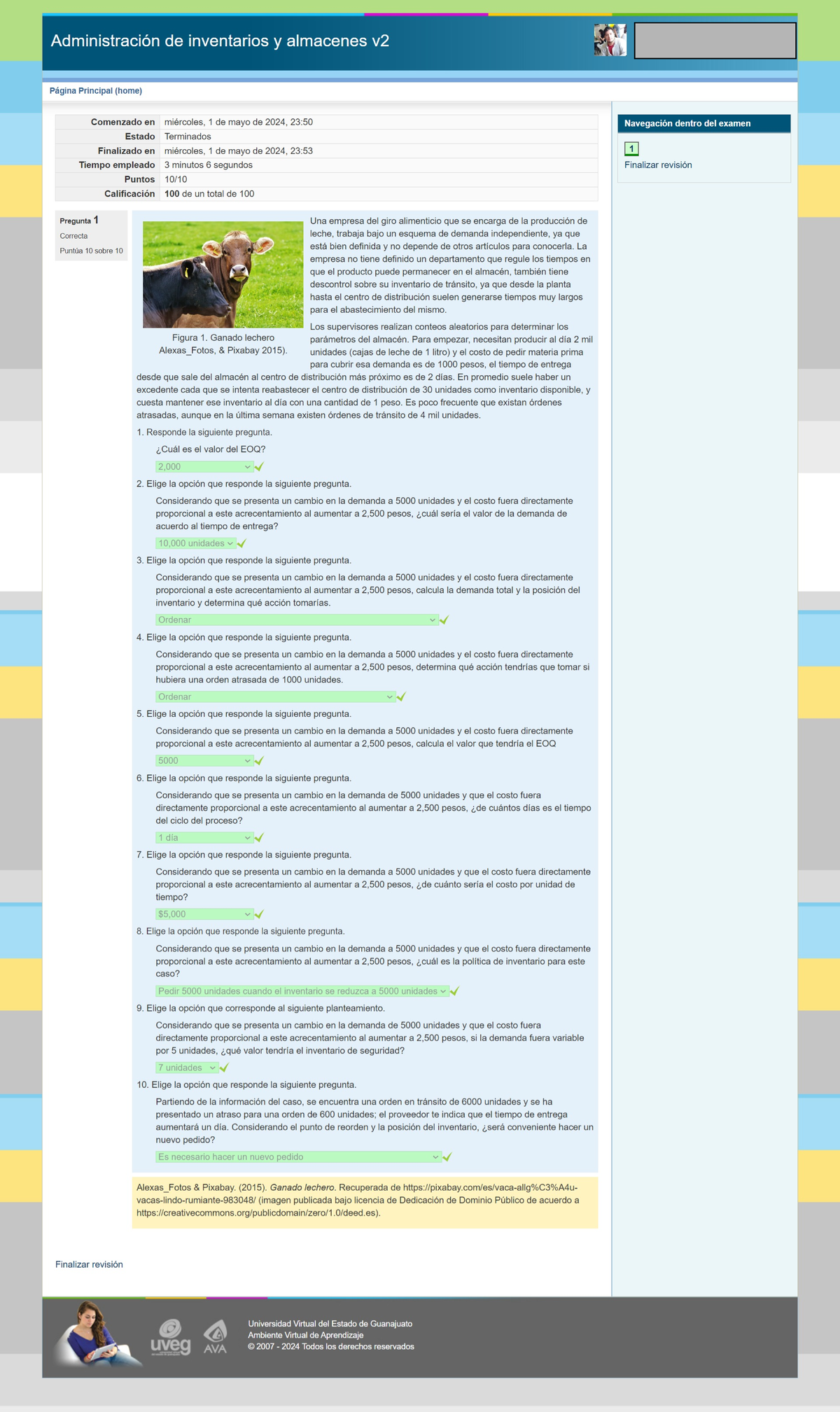 EA3. Problemas de Reorden en Administración de Inventarios - Studocu