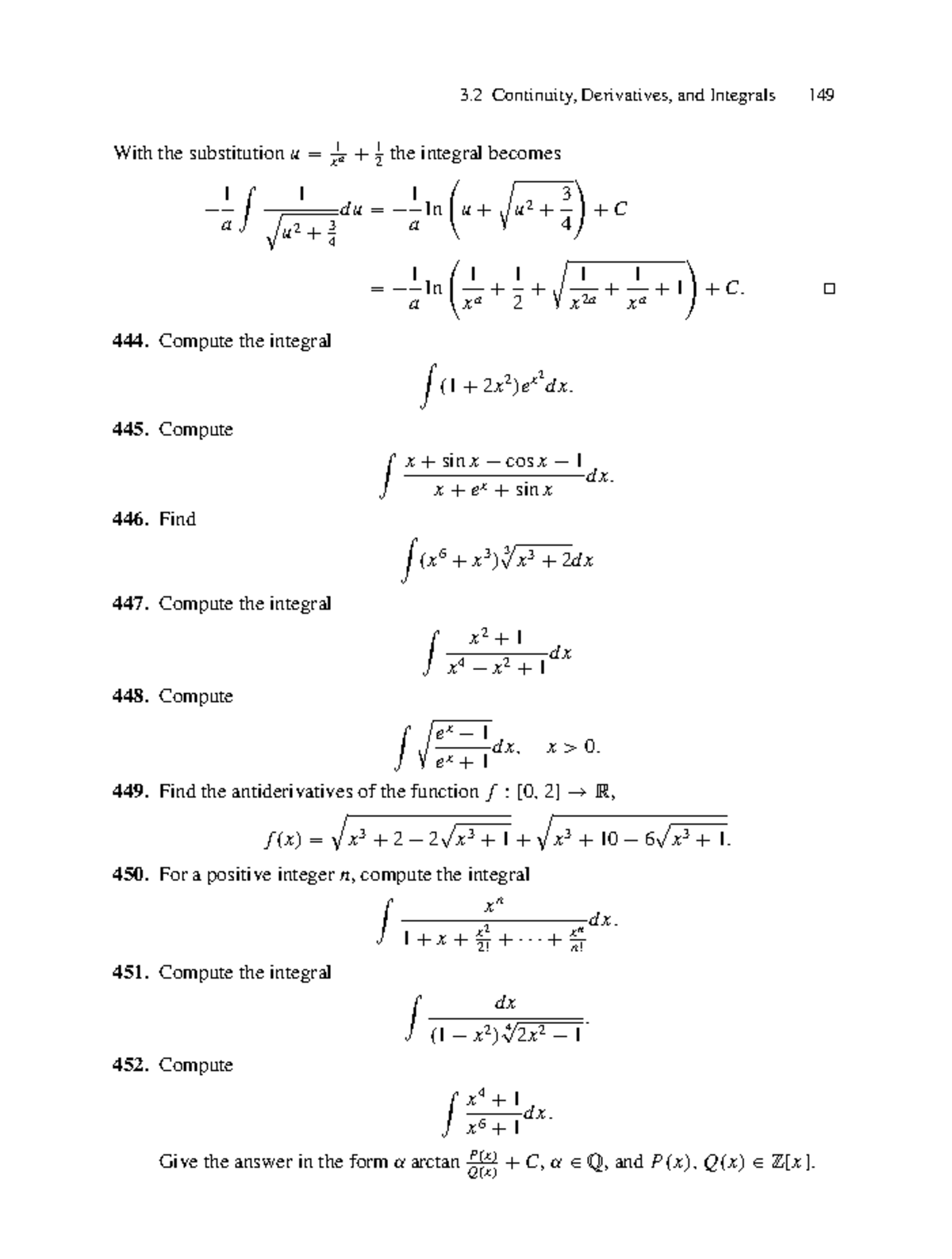 Advanced book on Mathematics Olympiad ( PDFDrive )-19 - 3 Continuity, Derivatives, and Integrals ...