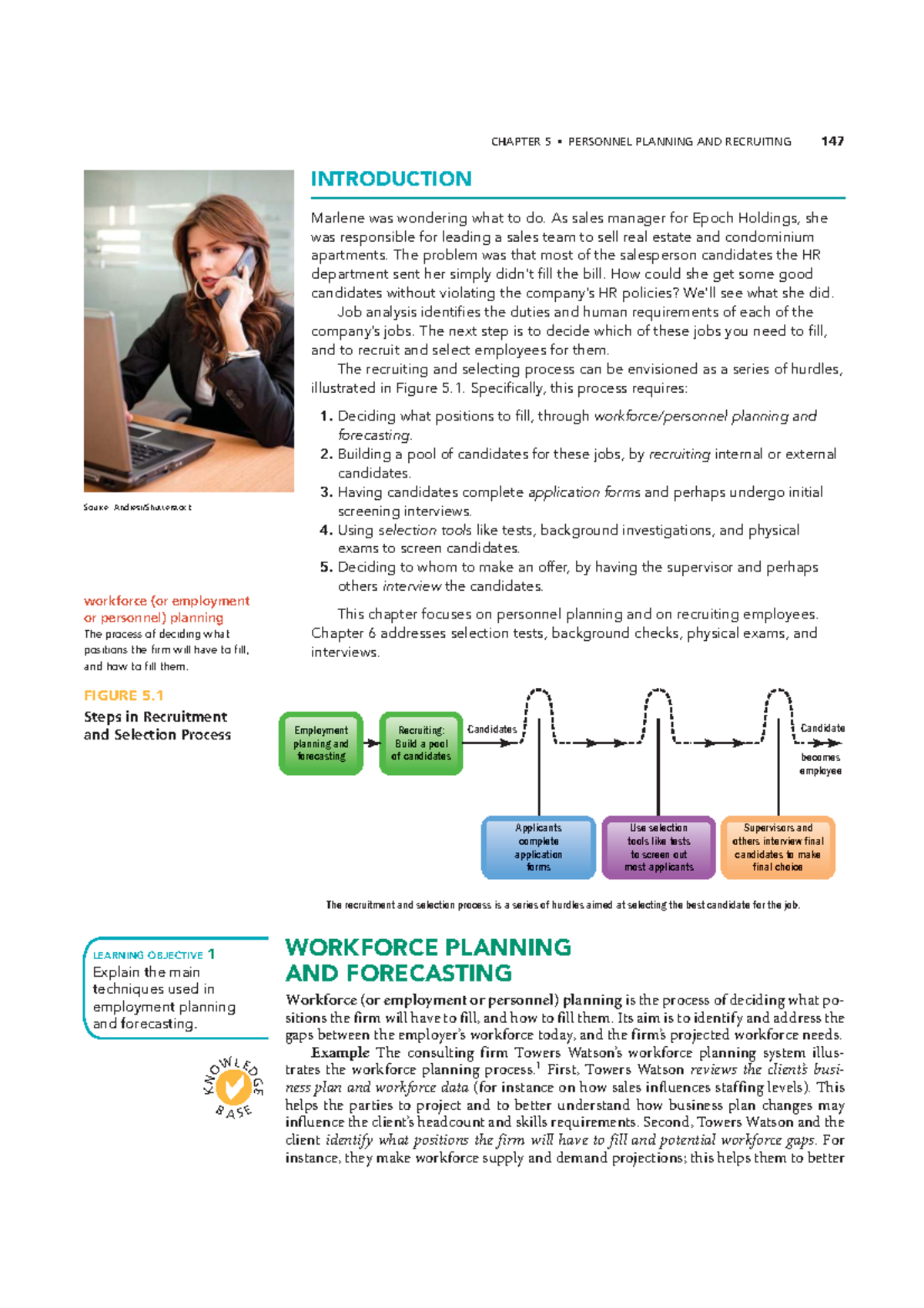 147 HRM 101: Chapter 5 - Personnel Planning & Recruiting Insights - Studocu