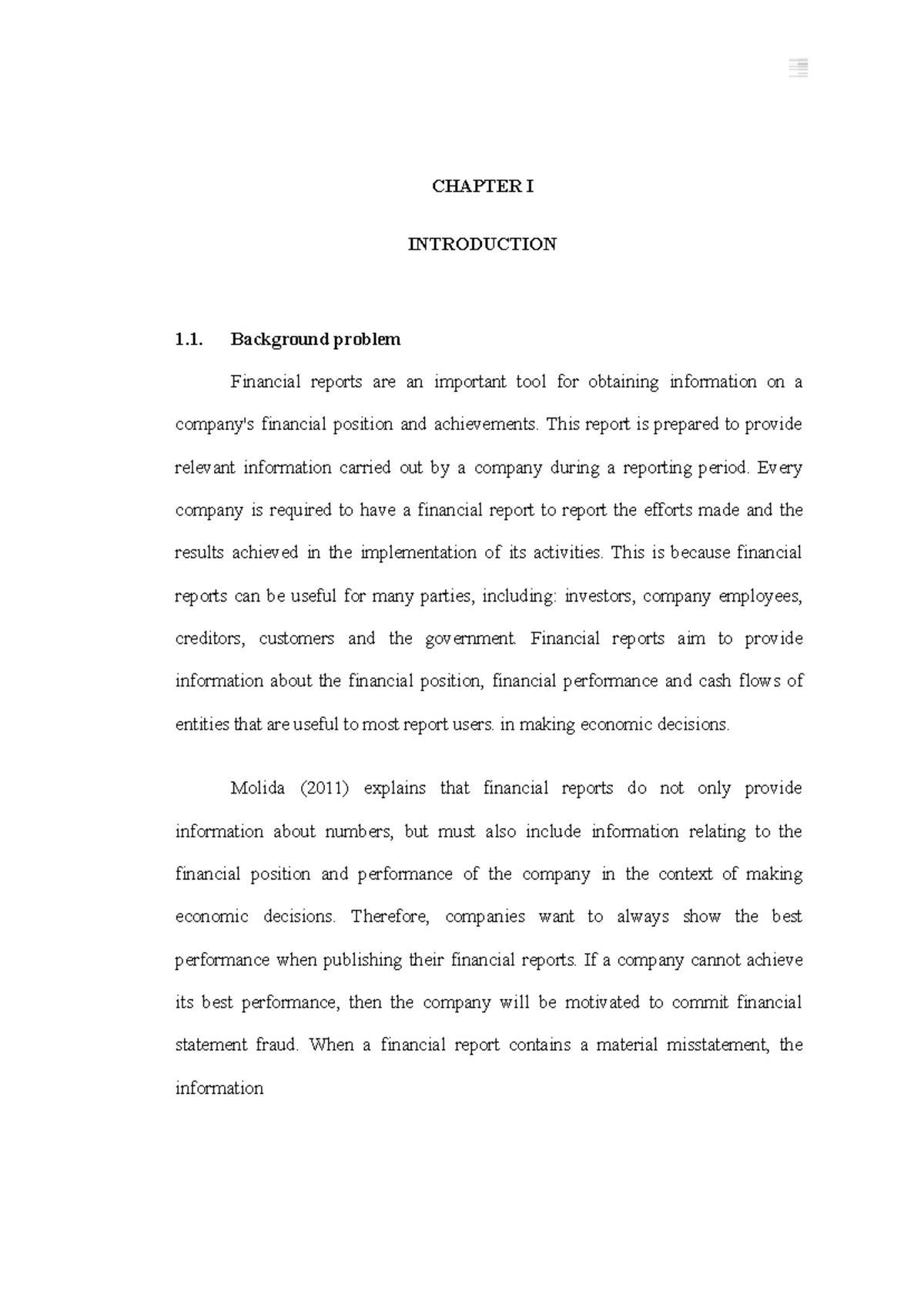 Factors Influencing Financial Statement Fraud (Case Study: IDX) - Studocu