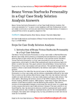 [Solved] develop a SWOT analysis for bean street bistro based on the ...