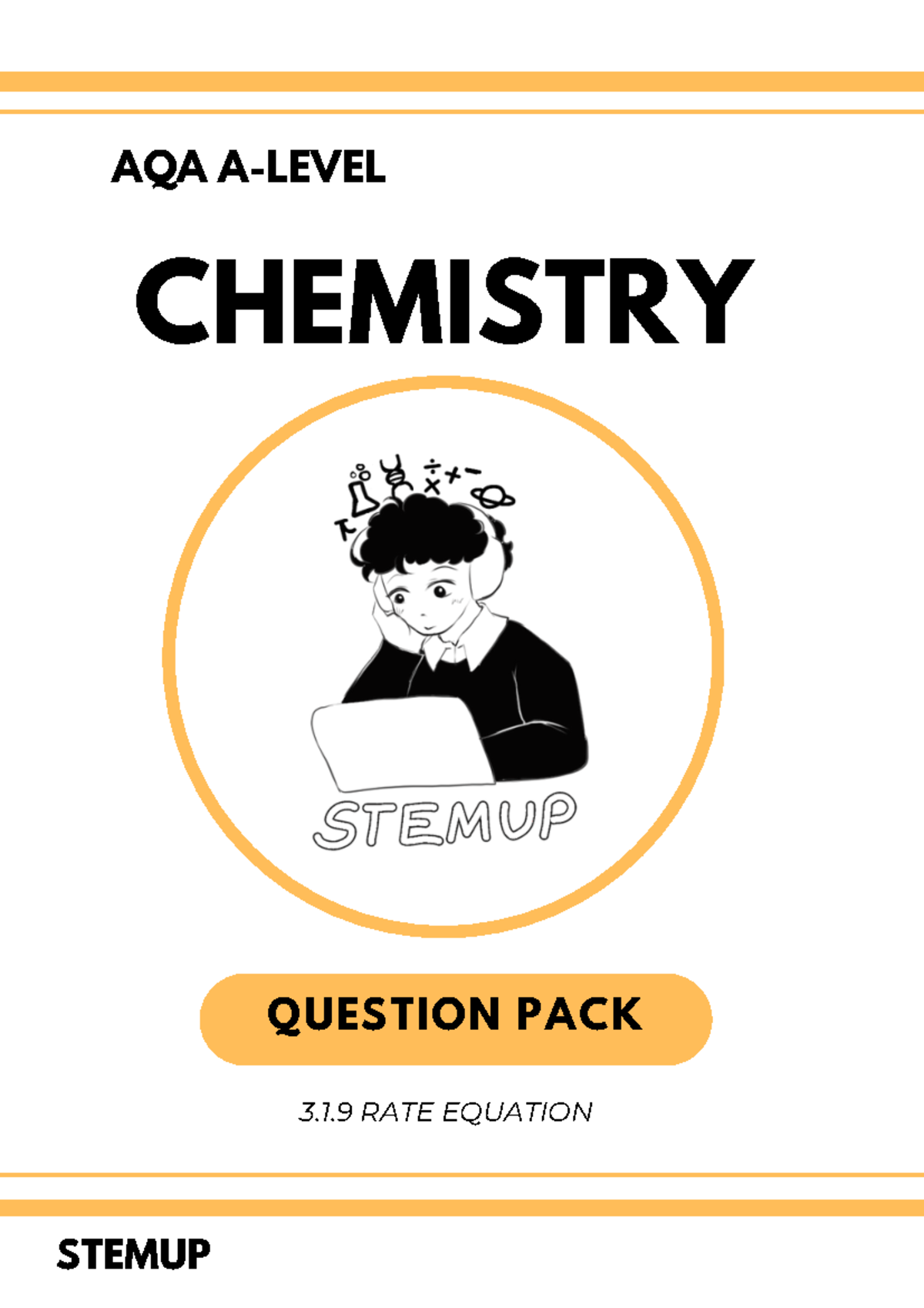 AQA A-Level Chemistry: Rate Equations & Reaction Orders Analysis - Studocu