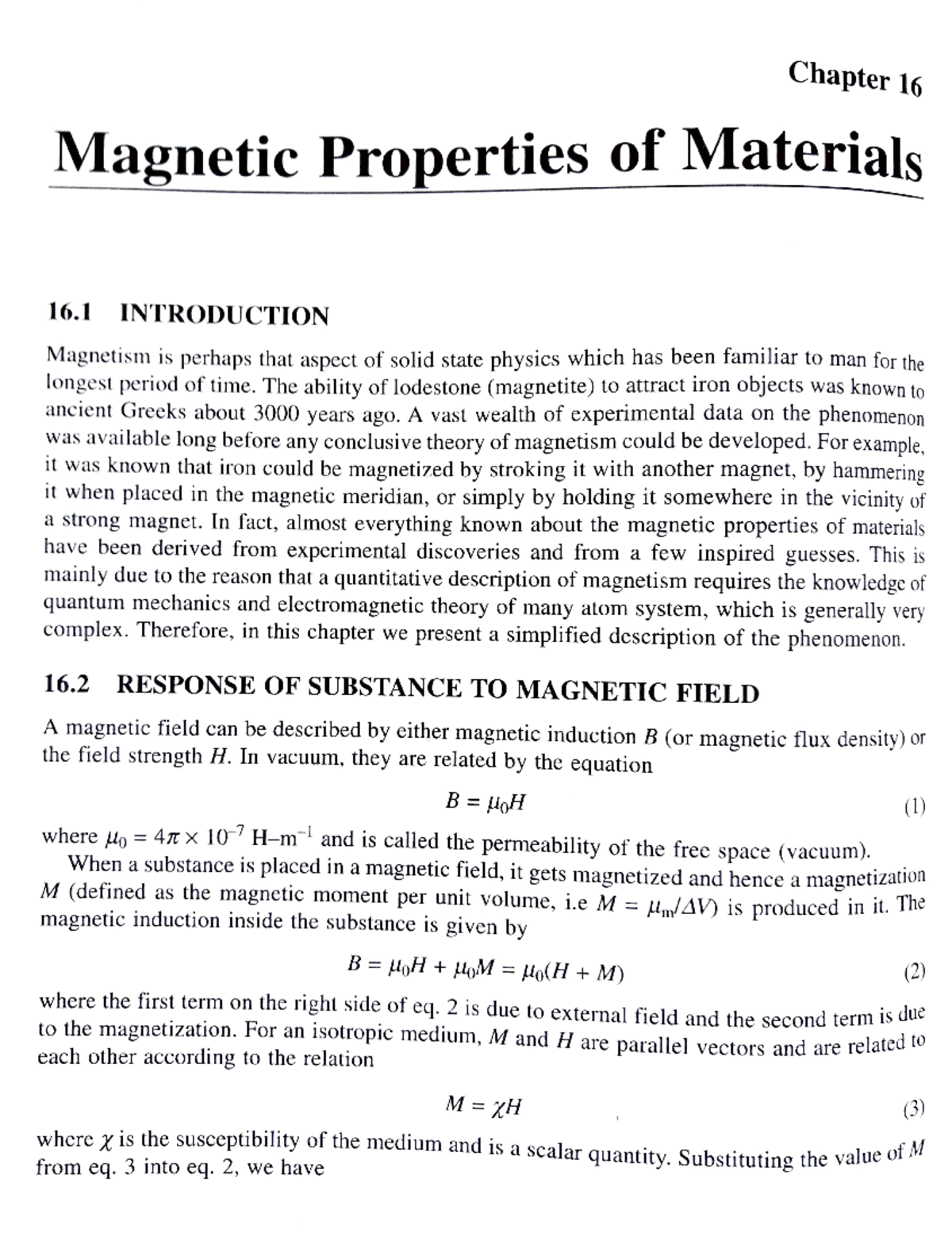 Magnetism Overview - UNIT V Study Guide - Studocu