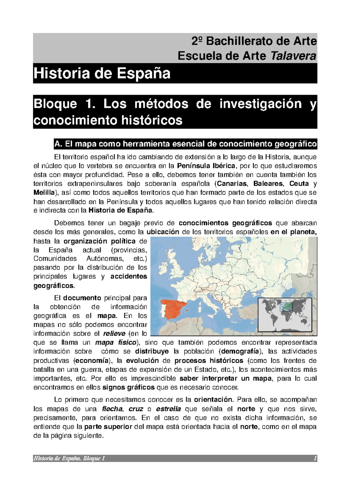 Historia de España 2º Bachillerato: Métodos de Investigación Histórica ...