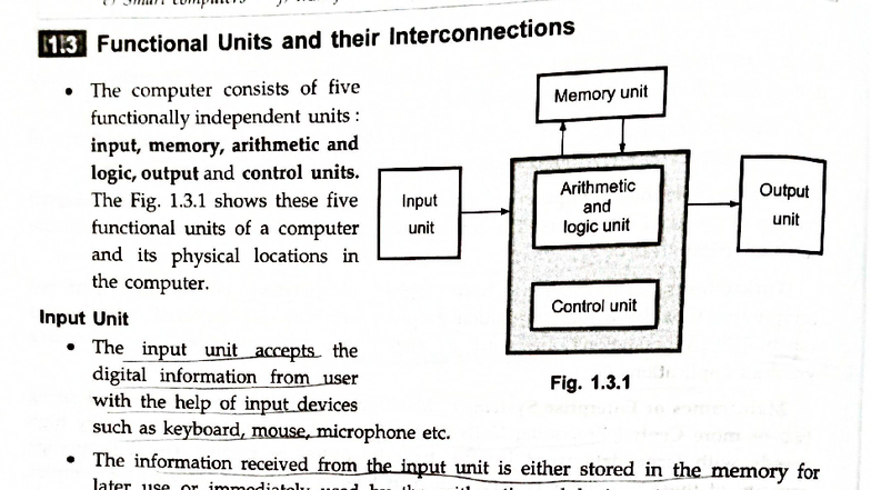 COA-Unit-1: Functional Units and Interconnections in Computer ...