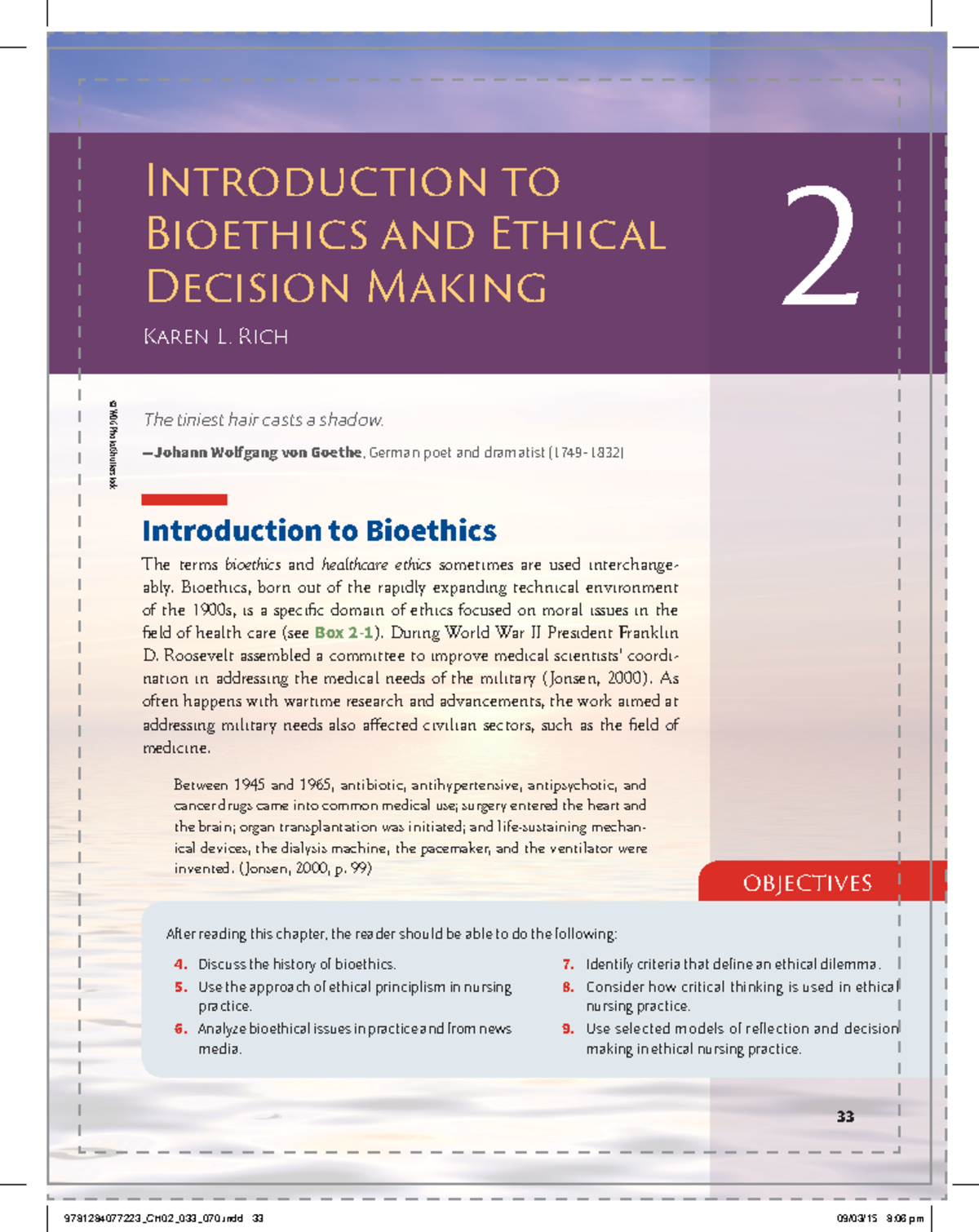 Introduction to Bioethics and Ethical Decision Making (NUR 202) - Studocu