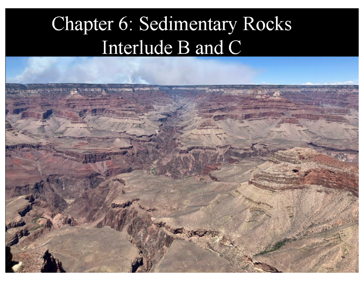 Lecture 7: Chapter 6 - Sedimentary Rocks & Formation Processes - Studocu