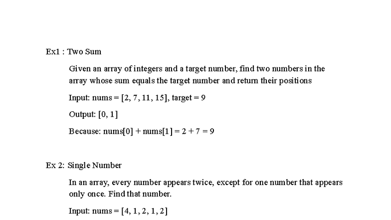 Ex1: Python Array Problems and Solutions - Studocu