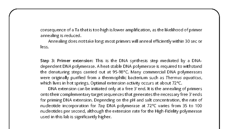BCH3356 2025 - Final Lab Manual: PCR & Gel Electrophoresis Techniques ...