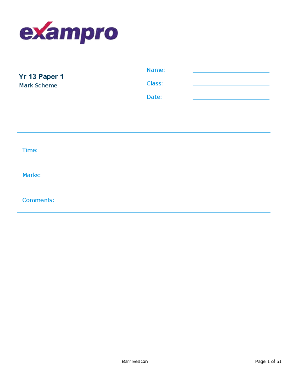 A Level Physics Paper 1 – Official Mark Scheme & Examiner Answers Guide ...