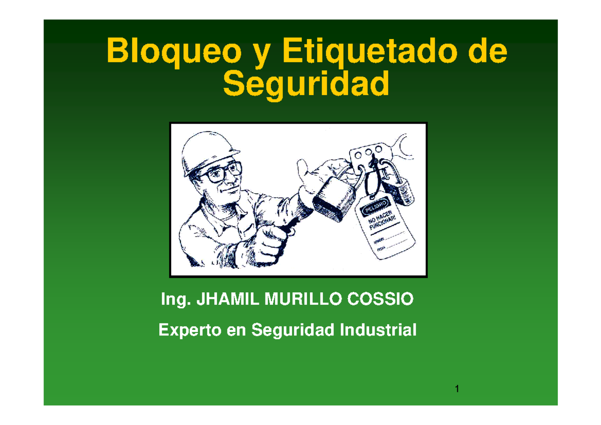 Procedimiento de Seguridad LOTO: Bloqueo y Etiquetado de Seguridad ...