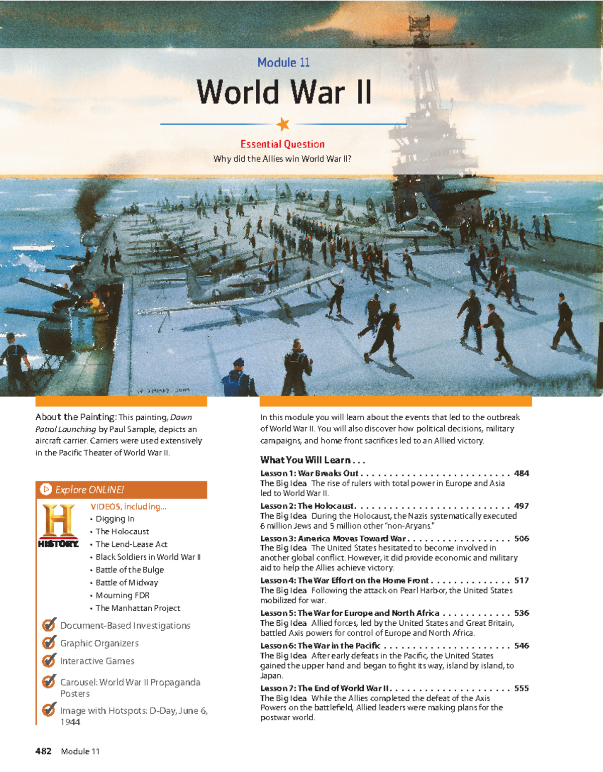 Module 11: Lessons from World War II and Its Global Impact - Studocu