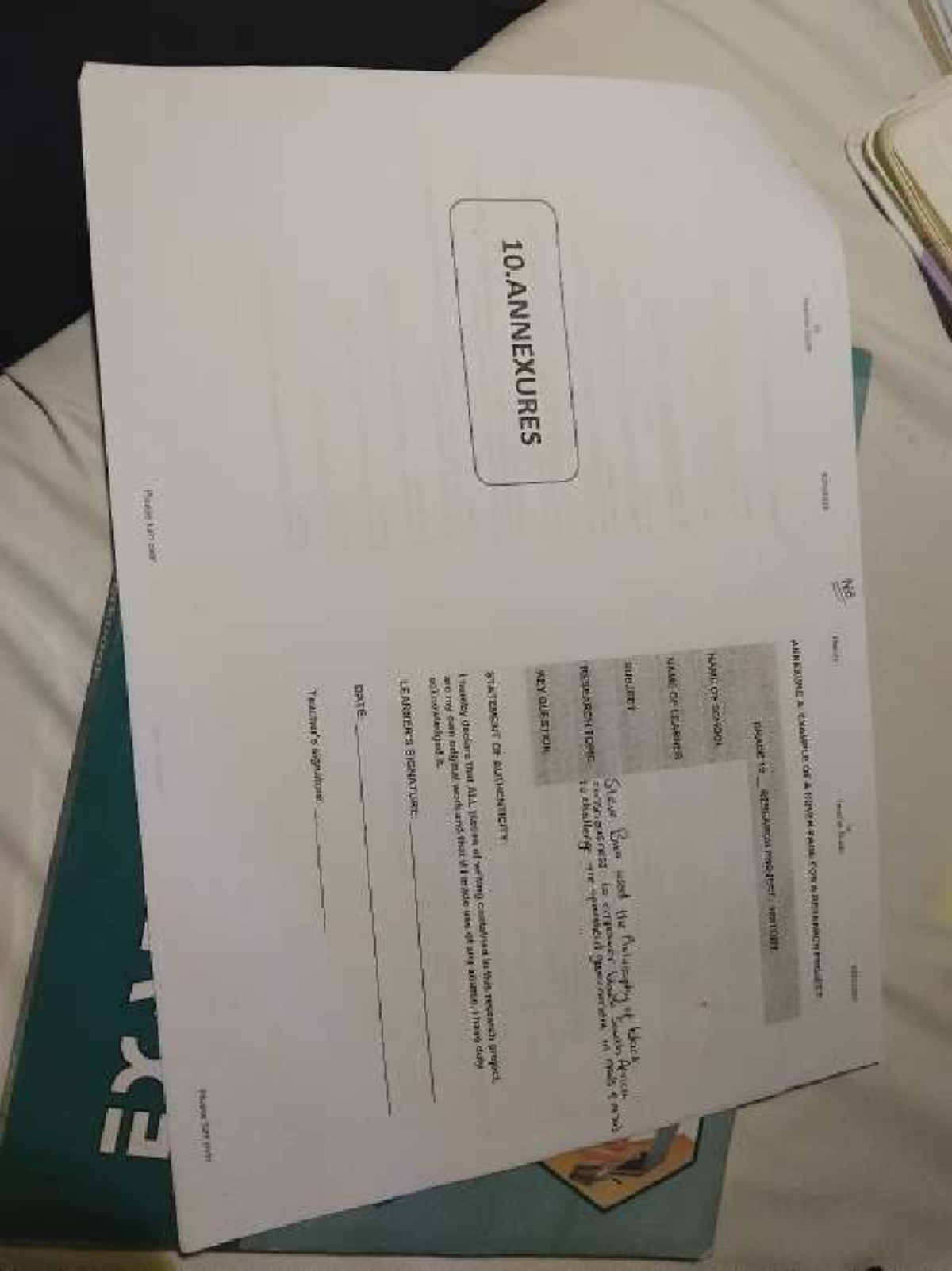 Grade 12 History Research Project Guidelines - Studocu