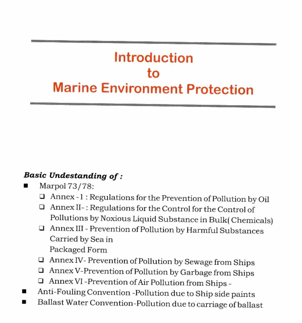 MARPOL Regulations: Understanding Marine Pollution Prevention and ...