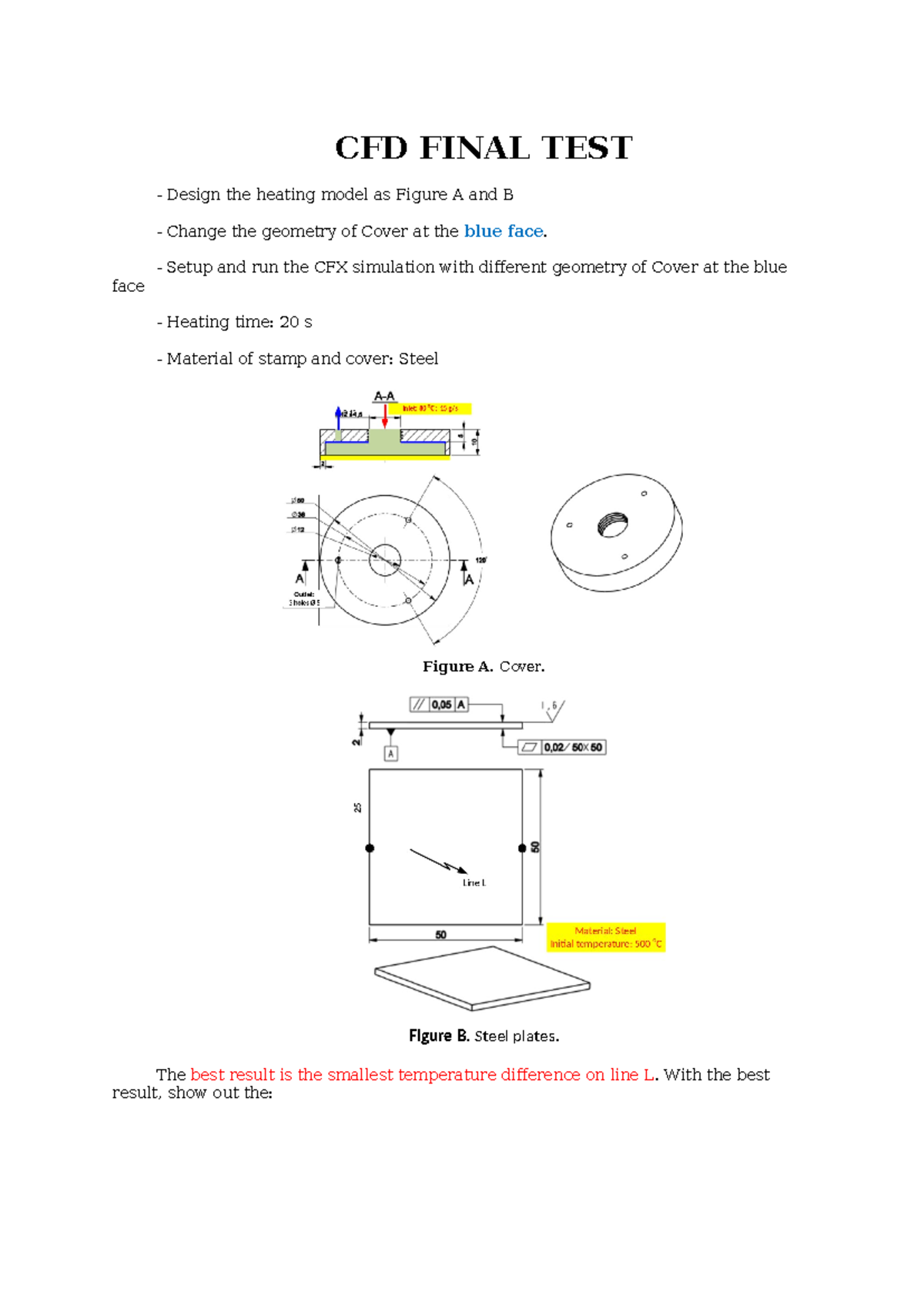 CFD Final TEST - cơ lưu chất - CFD FINAL TEST - Design the heating ...